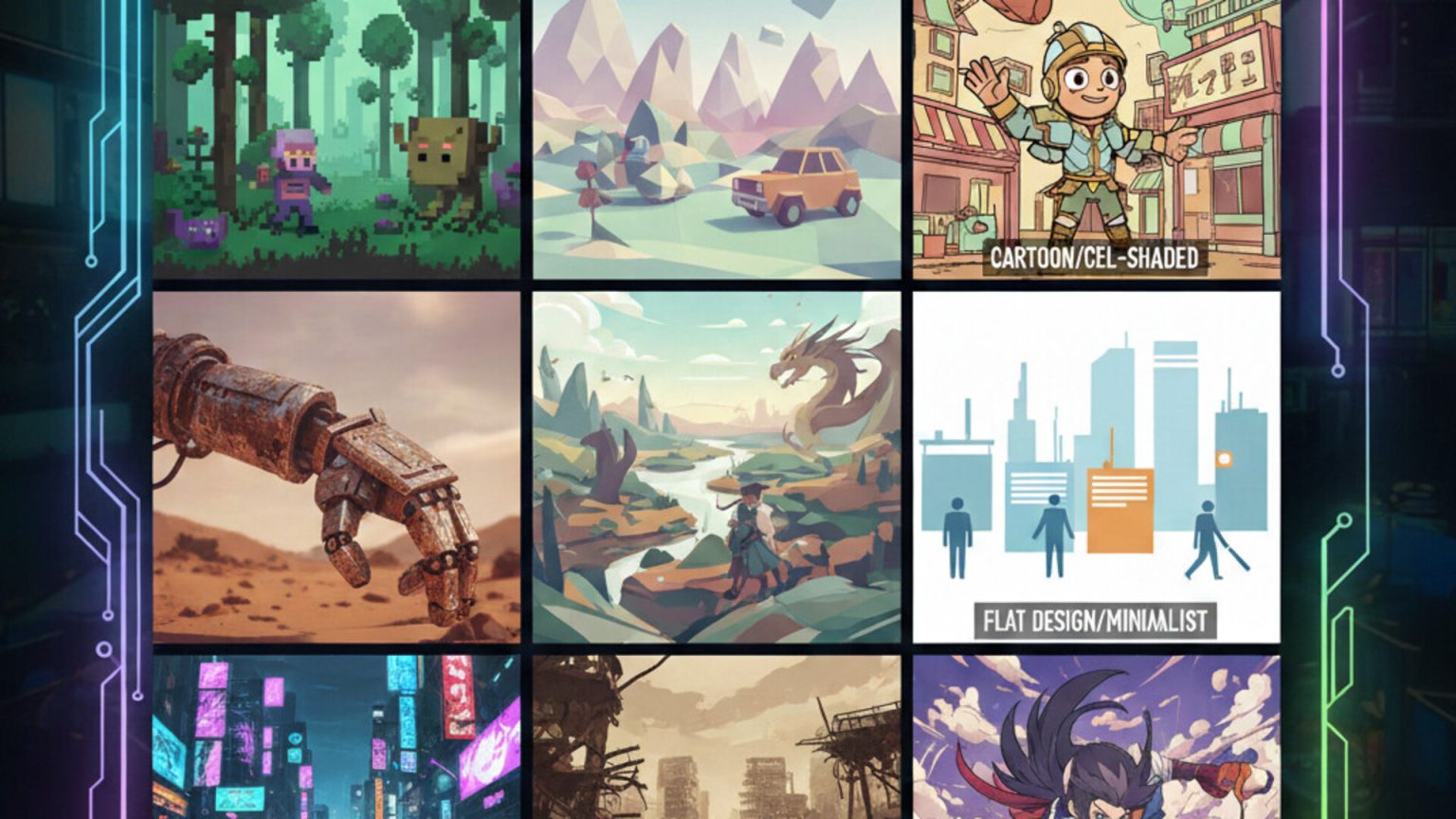 Most Popular Game Art Styles Every Game Artist Should Know - mages